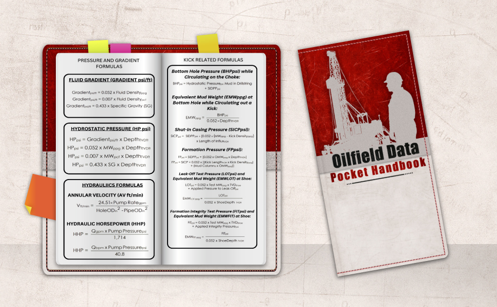 Oilfield Data Pocket Handbook: Essential Formulas, Charts & Field Data ...