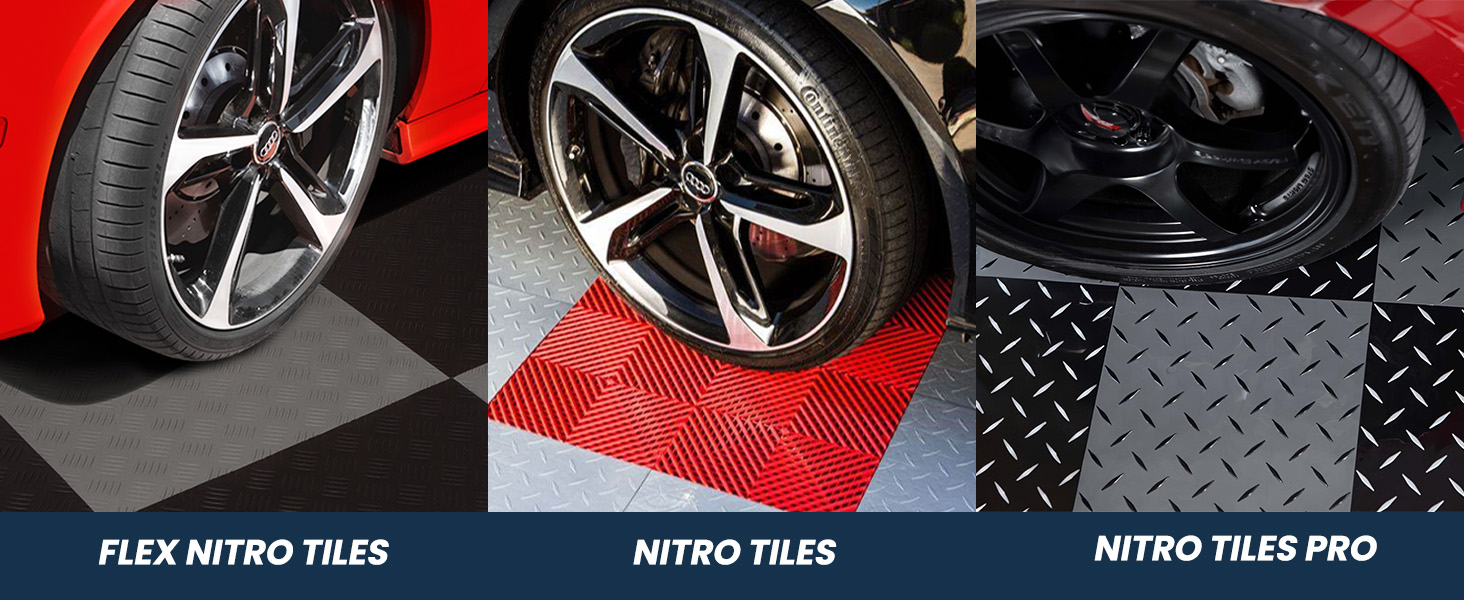 Amazon.com: FlooringInc's 4.5mm Flex Nitro Hidden Interlocking Garage ...