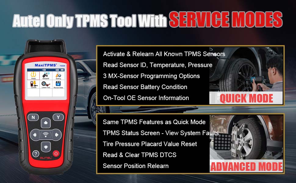 Amazon.com: Autel MaxiTPMS TS508WF Upgrade of TS508K TS508 TS501Pro ...