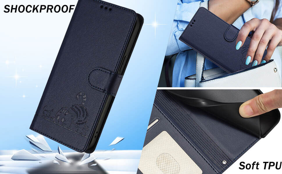 Amazon.com: Moment Dextrad for Galaxy A15 5G Phone Case, Wallet RFID Blocking Card Holder Slots ...