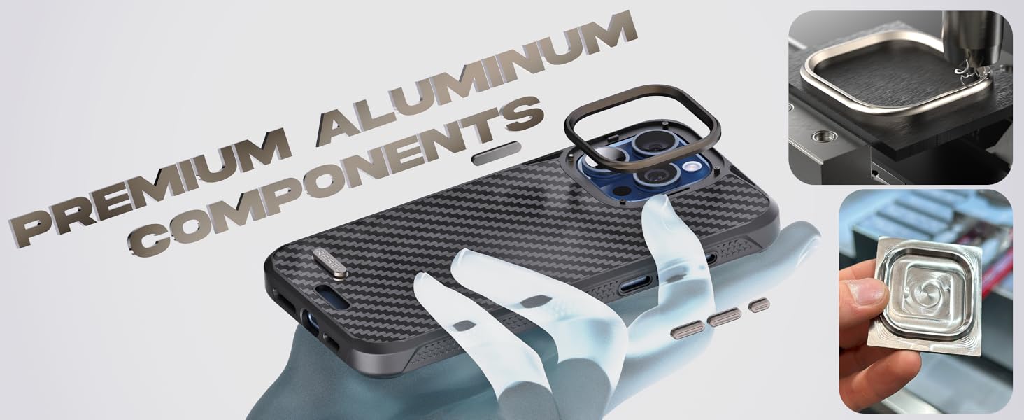 Amazon.com: REBEL Case for iPhone 15 Pro [Gen-5 Aramid Fiber] Strong MagSafe Compatible, Grippy ...