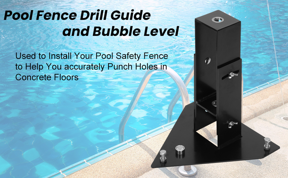 Amazon.com : Pool Fence Drill Guide,Drill Guide with Bubble Level,Used to Install Your Pool ...