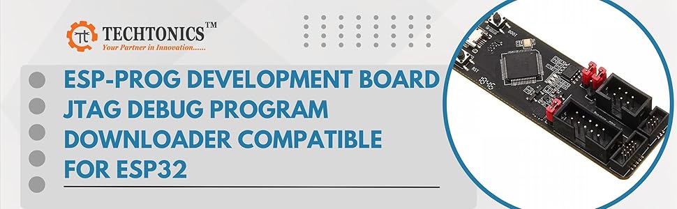 Techtonics ESP-Prog Development Board JTAG Debug Program Downloader Compatible For ESP32 ...
