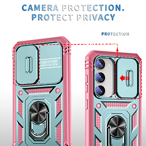 Amazon.com: DAWEIXEAU Case for Galaxy S23 Ultra, Slide Lens Protective Case Shockproof Impact ...