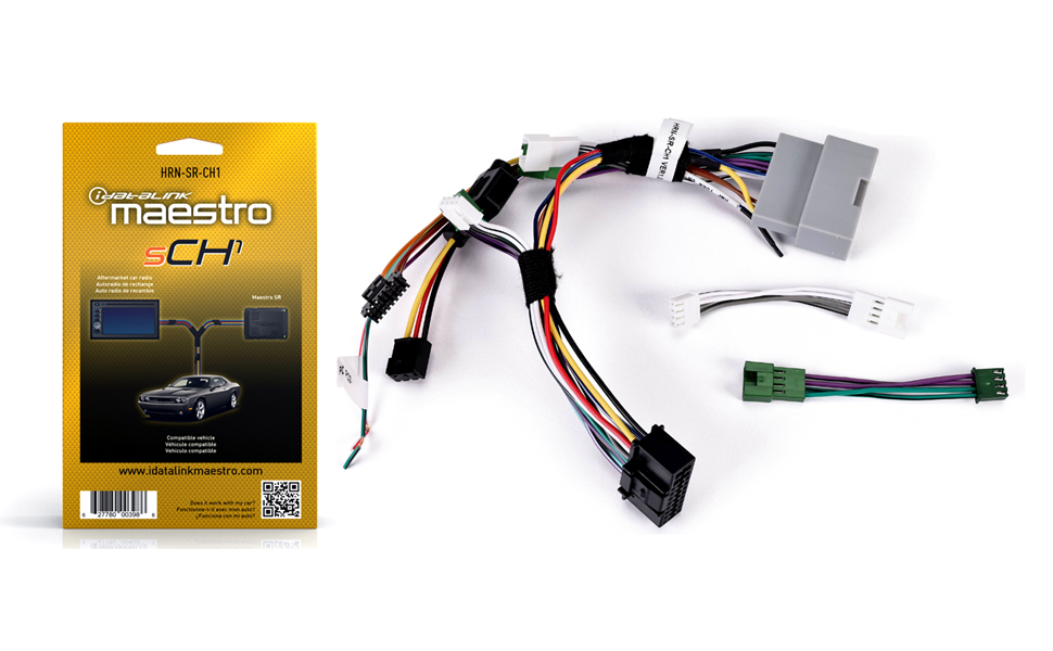 Amazon.com: Idatalink Maestro HRN-SR-CH1 T-Harness for Select Chrysler, Dodge, Jeep, RAM ...