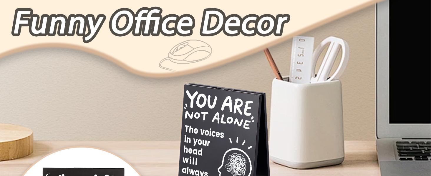 Amazon.com: I Keep Hearing Invoices Funny Desk Decor Sign Funny Office ...