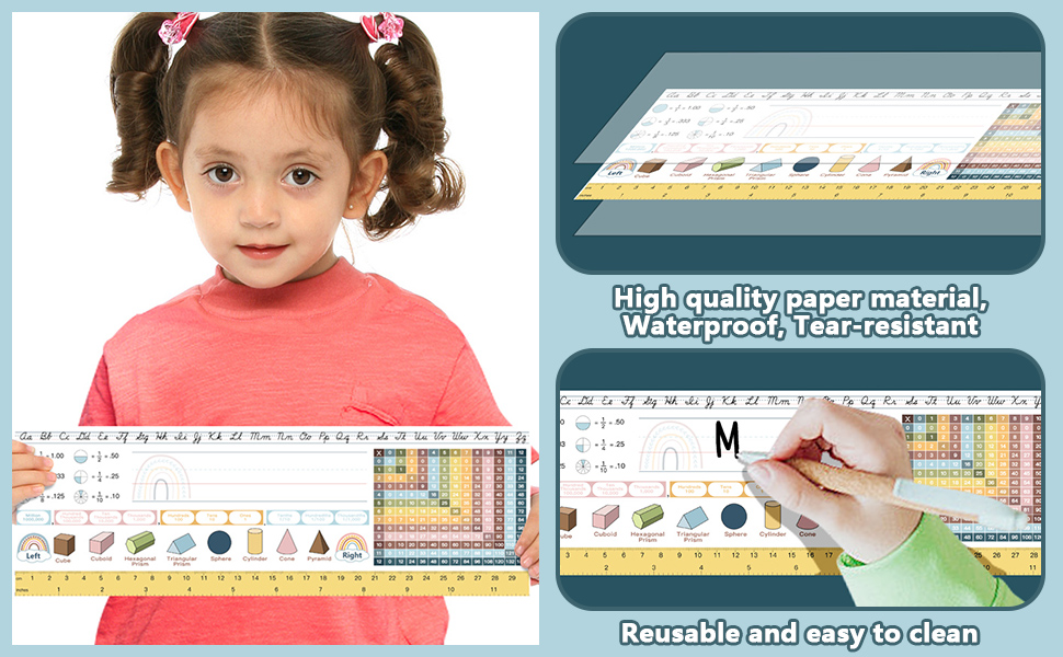 Amazon.com: 48 Pcs Student Desk Name Tags for Classroom- Waterproof ...