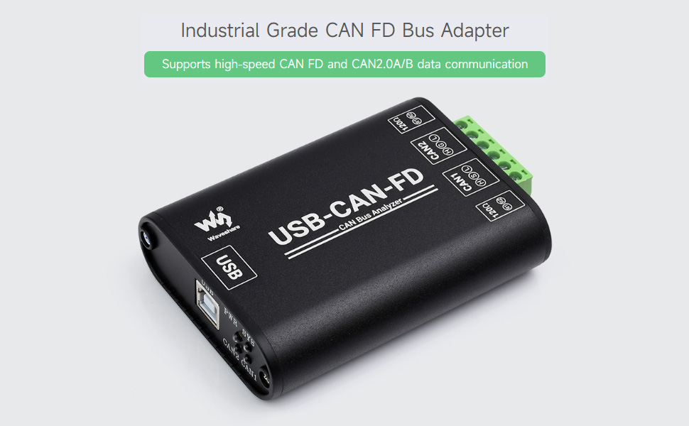 Amazon.com: Waveshare Industrial Grade CAN/CAN FD Bus Data Analyzer ...
