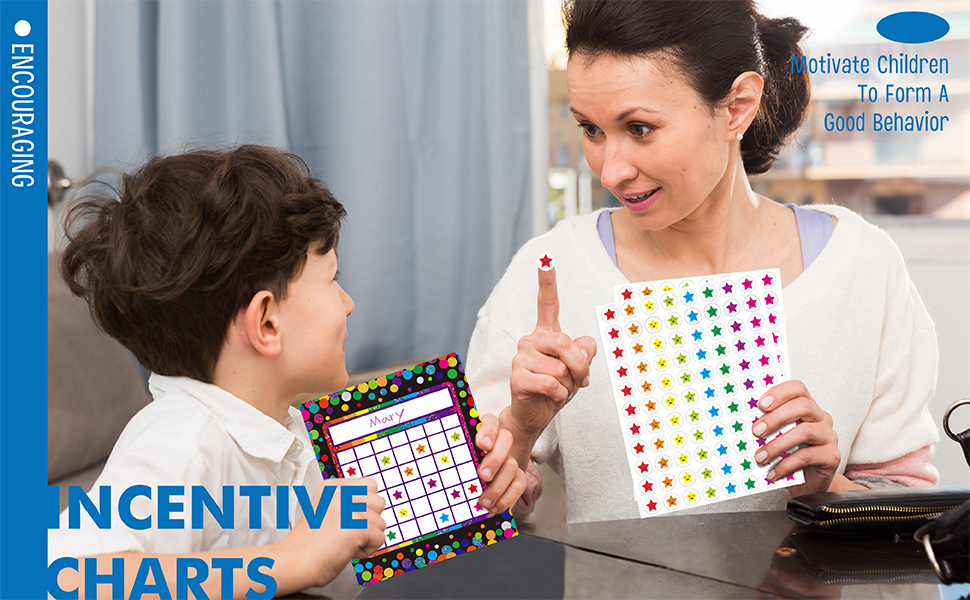 Amazon.com : 90 Pack Classroom Incentive Chart, 2 Colorful Designs with ...