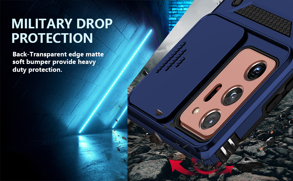 Amazon.com: for Samsung Galaxy Note 20 Ultra Case with Camera Lens Cover HD Screen Protector ...