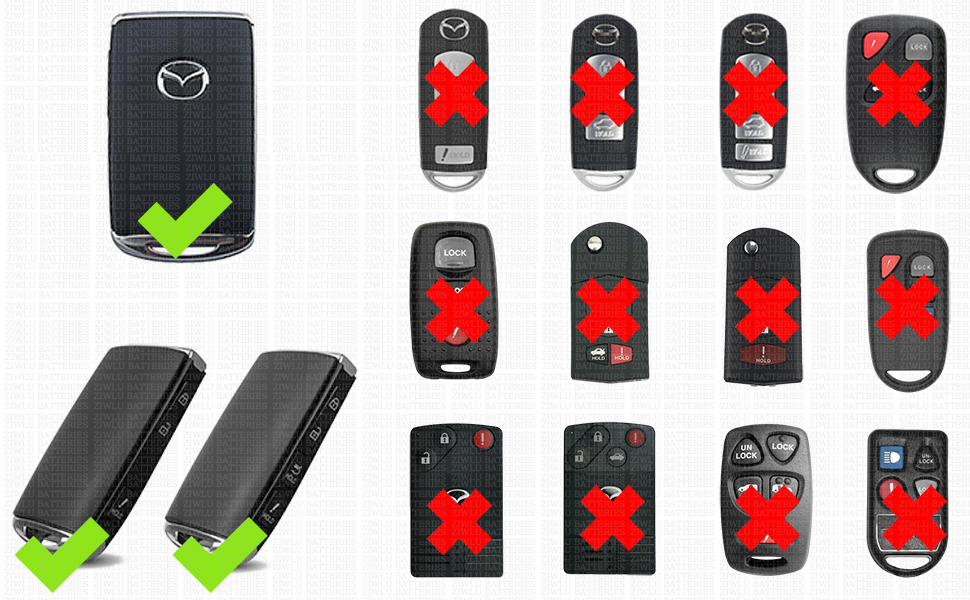 Amazon.com: OEM Key Fob Battery Replacement for Mazda (2019-2024) 3 6 ...