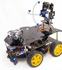 Amazon.com: Yahboom AI Robot Kit Tank Chassis for Raspberry Pi 4B ...