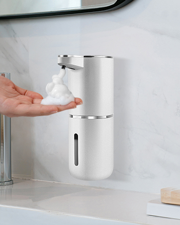 Amazon.com: Gotofine Automatic Foaming Soap Dispenser,4-Level Adjustable Foam, Wall Mount, USB ...