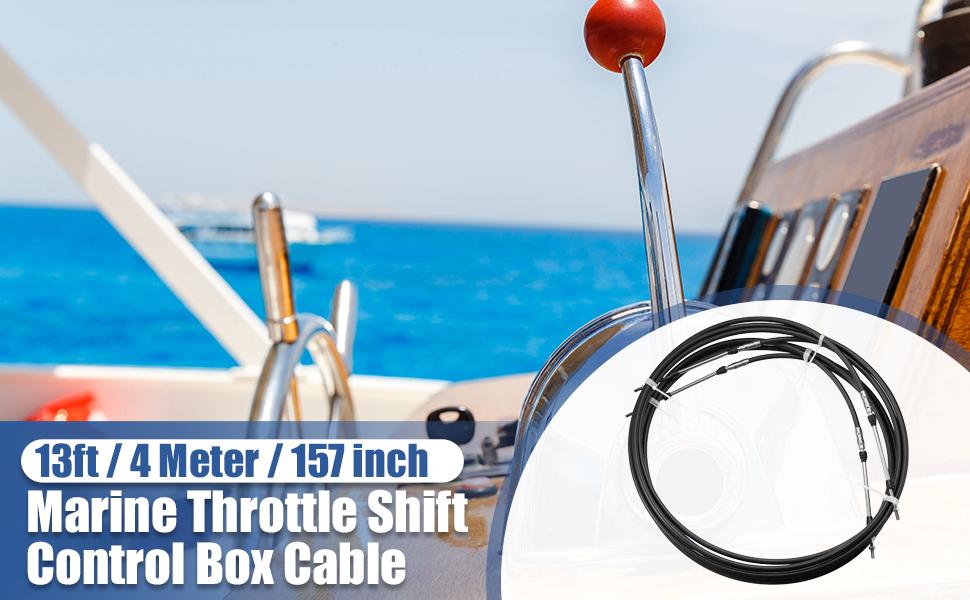 Amazon.com: Motoforti 2pcs 20ft 6 Meter 236 Inch Marine Type 3300 / 33C Throttle Shift Remote ...