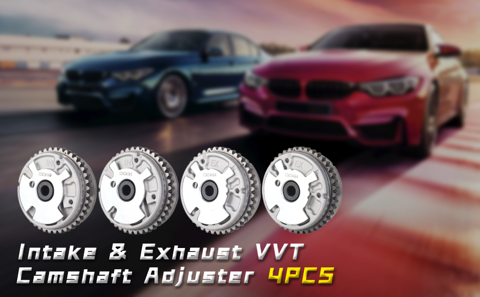 Amazon.com: 4PCS Variable Timing Sprocket Cam VVT Gears Intake & Exhaust Camshaft Adjuster Cam ...