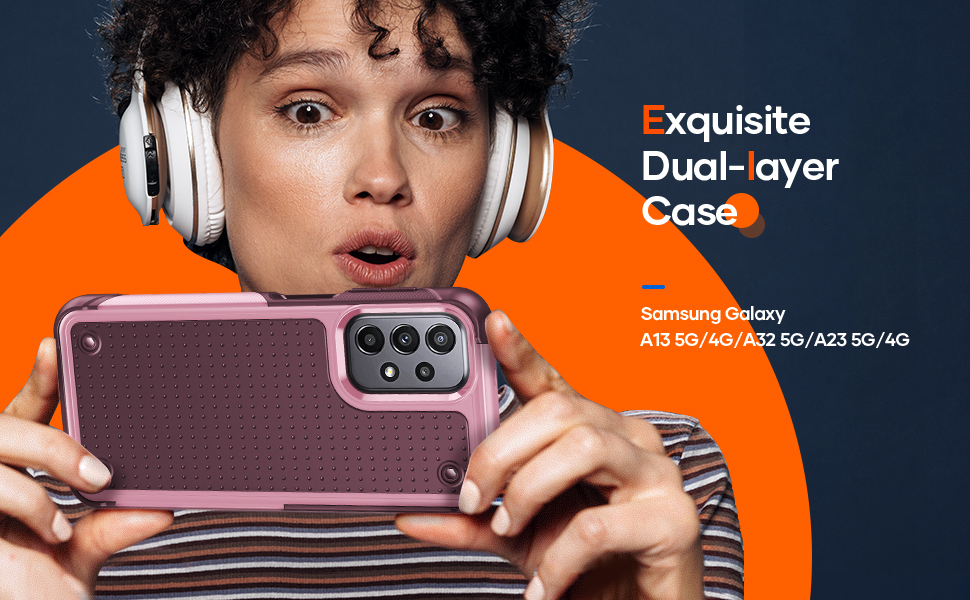 Amazon.com: LeYi for Samsung Galaxy [A23] [A32] [A13] 5G Phone Case: with 2 Pack Screen ...