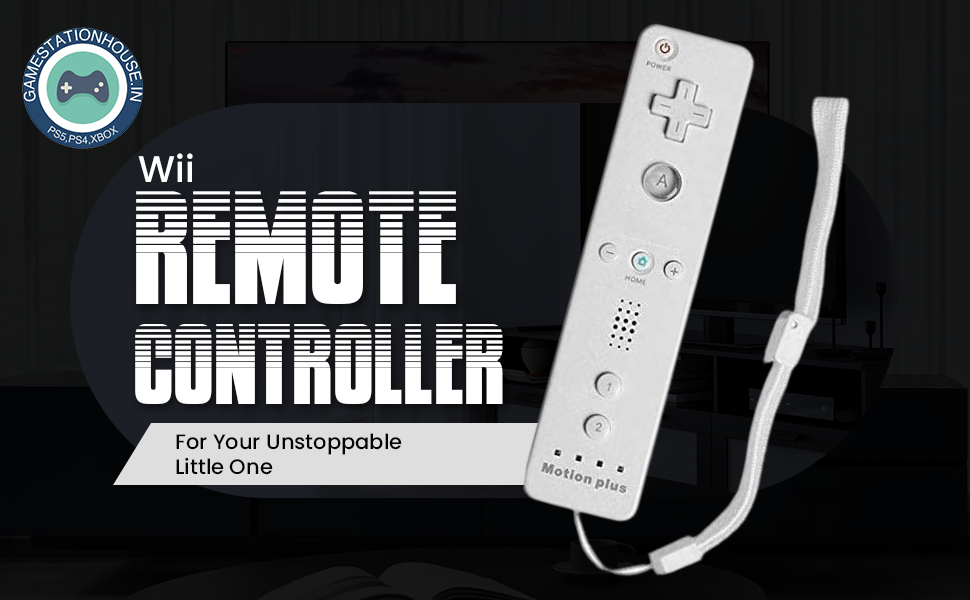JHT Wii Remote Controller Motion Plus Wireless Controller for Nintendo ...