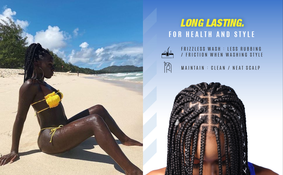 Amazon.com : 22 Inch Kinky Straight Vixen Crochet Hair Bundles – Natural Black Yaki Premium ...