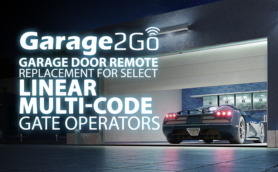 Garage2Go Garage Door Remote Replacement for Linear Multi-Code 3089 ...