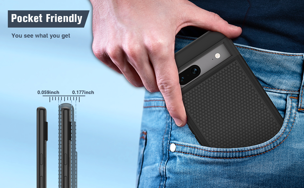 Amazon.com: FNTCASE for Google Pixel 7a Case: Dual Layer Protective Heavy Duty Cell Phone Cover ...