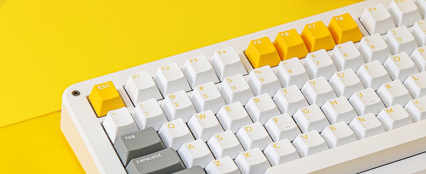 Amazon.com: IQUNIX ZX75 Gravity Wave Gaming Keyboard 75% RGB Wireless Mechanic Keyboard with ...