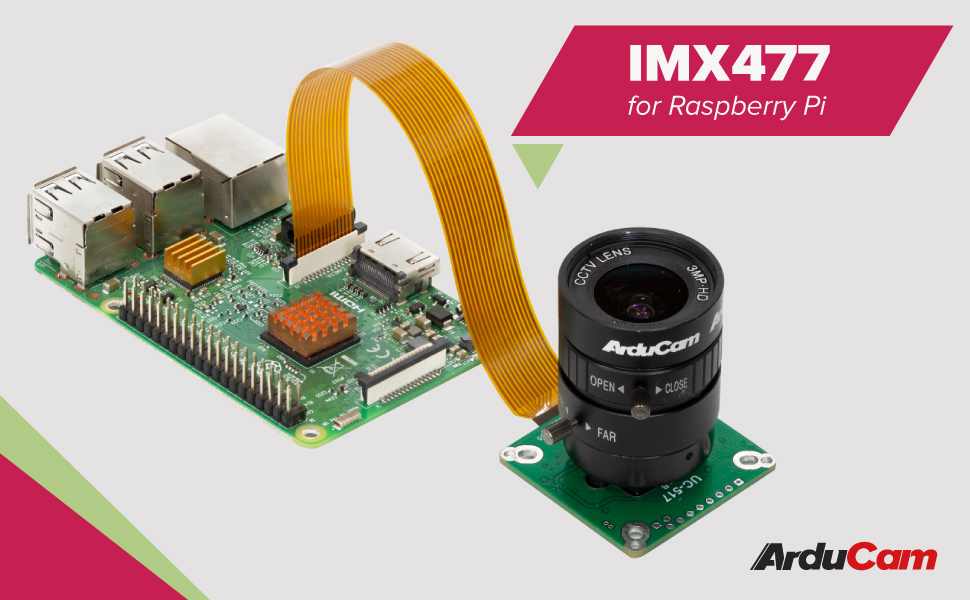 Amazon.com: Arducam for Raspberry Pi HQ Camera, 12.3MP 1/2.3" IMX477 Camera Module with 6mm CS ...