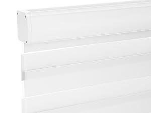 Amazon.com: Changshade Custom Size Cordless Zebra Blinds for Indoor Window Light Control Dual ...