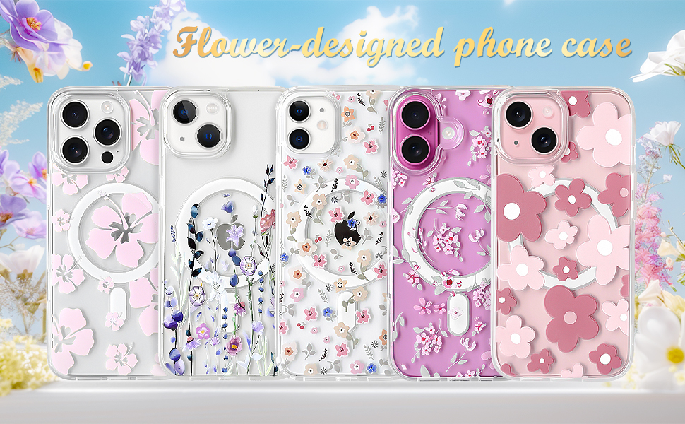 Amazon.com: Lovmooful Magnetic Compatible for iPhone 14 Pro Case Compatible for MagSafe Cute ...