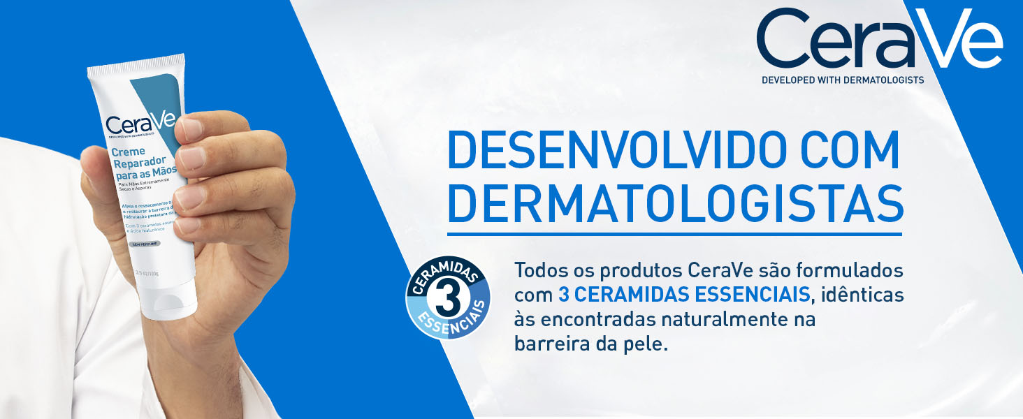CeraVe, Creme Reparador para Mãos, com Ácido Hialurônico, 100ml : Amazon.com.br: Beleza