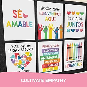 Amazon.com : Hadley Designs 6 Spanish Classroom Decorations – Spanish ...
