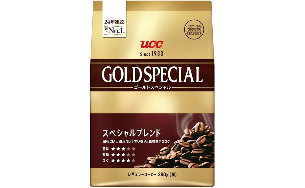 Amazon | UCC ゴールドスペシャル スぺシャルブレンド 1680g(280g×6個） レギュラーコーヒー（粉）【挽き豆】【アイスコーヒー】【焙煎】 | ゴールドスペシャル | 焙煎 通販