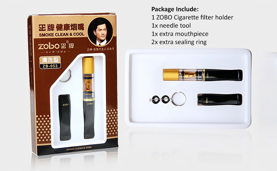 Amazon.com: ZOBO Cigarette Filter Holder Microporous Multi-Filtering to Reduce Tar and Smoke ...
