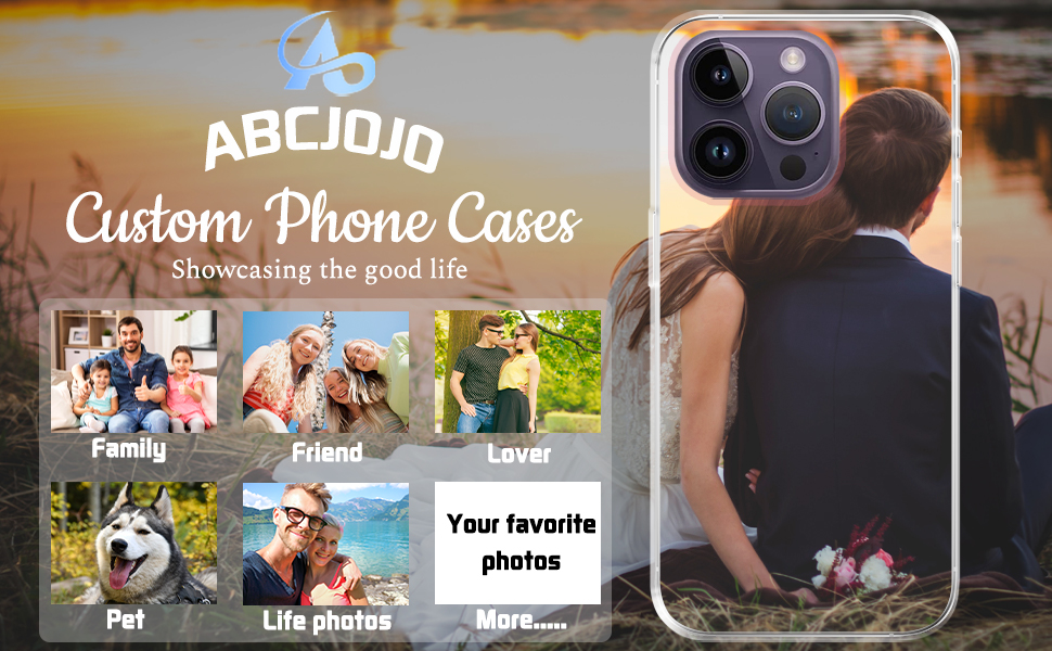 Amazon.com: ABCJOJO Personalized Custom Phone Cases,Compatible with iPhone 16 15 14 13 12 11 Pro ...