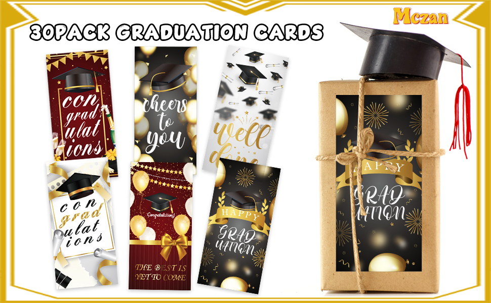 Amazon.com: 30PCS Graduation Greeting Cards, 2023 Graduation Gift Cards ...