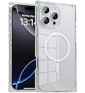 Amazon.com: IAIYOXI Case for iPhone 15 Pro Max - Rectangle Design, Full Camera Protection, Cute ...