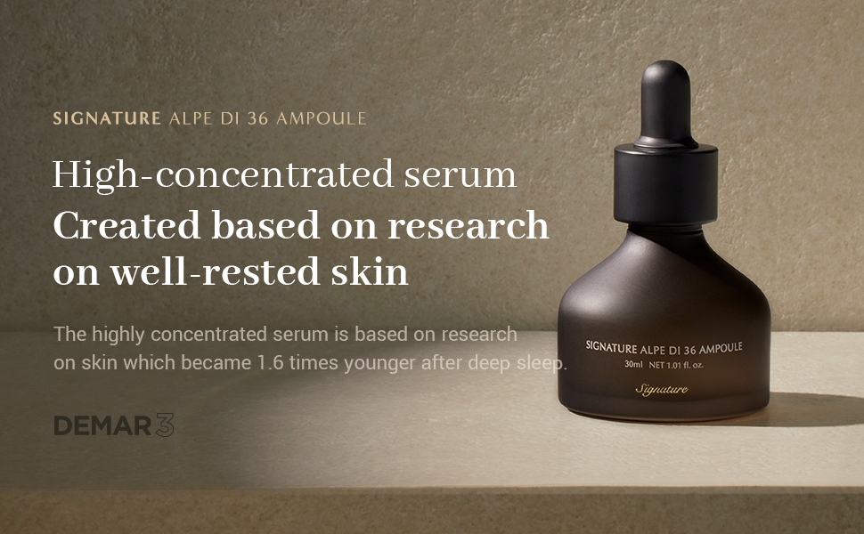 Amazon.com: Demar3 Signature Alpe Di 36 Ampoule 30ml / 1.01 Oz : Beauty & Personal Care