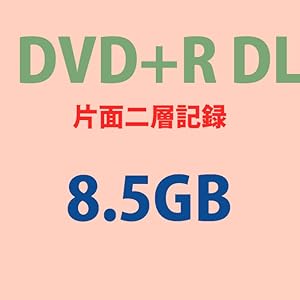 Amazon.co.jp: HIDISC DVD+R DL 8倍速対応 8.5GB 1回 データ記録用 インクジェットプリンタ対応10枚 スリムケース入り HDVD+R85HP10SC ...