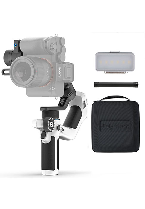 FeiyuTech Official SCORP Mini 2 Kit, Gimbal Stabilizer with 3 axis, All in One Gimbal for ...