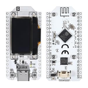 Amazon.com: 2PCS ESP32 OLED WiFi Kit V3 Type-C ESP-32 0.96 Inch Blue ...