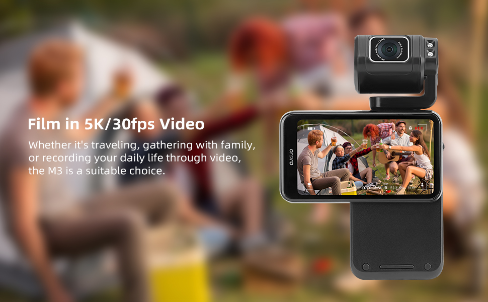 Amazon.com : ORDRO M3 5K Video Camera Camcorder with Flippable Touch Screen, WiFi IR Night ...