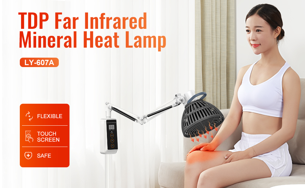 Amazon.com: Leawell TDP Far Infrared Mineral Heat Lamp Infrared lamp 607A1 : Health & Household