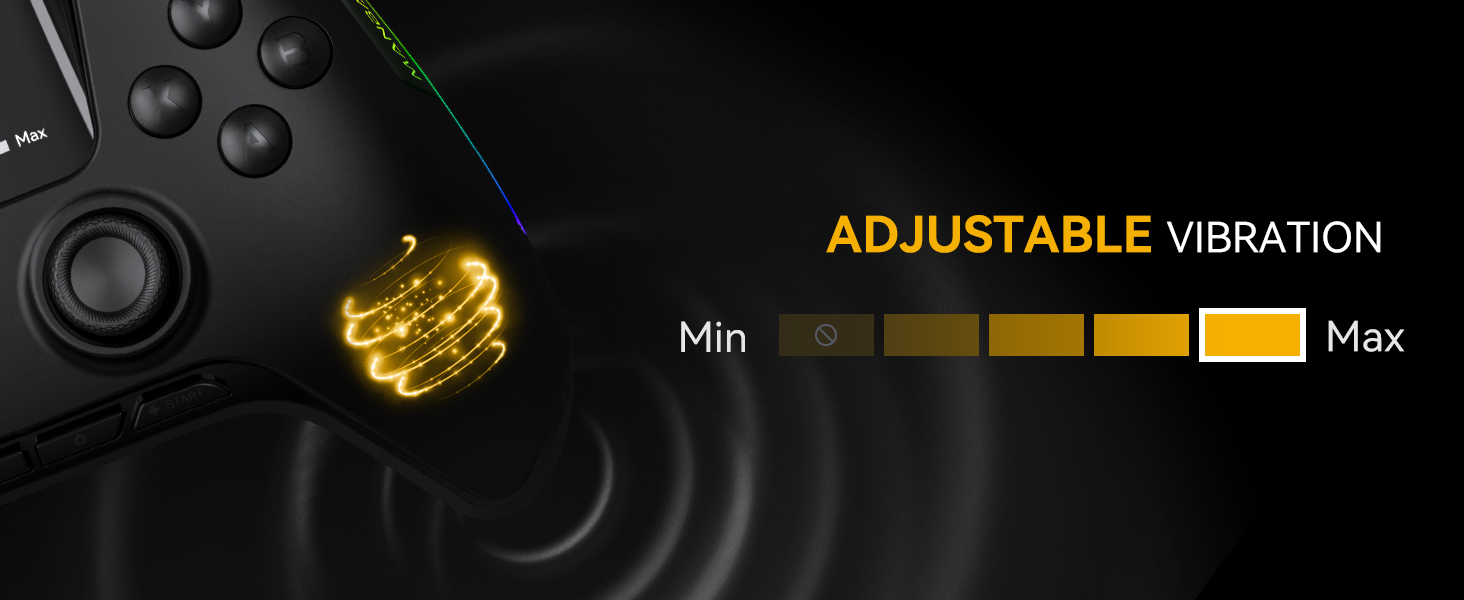 Manbaone Wireless Gaming Controller With Interactive Screen