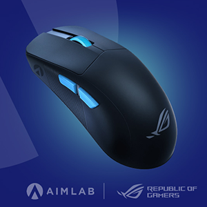 ASUS ROG Harpe Ace Aim Lab Edition Gaming Mouse, 54g Ultra-Lightweight, Low-latency Connectivity ...