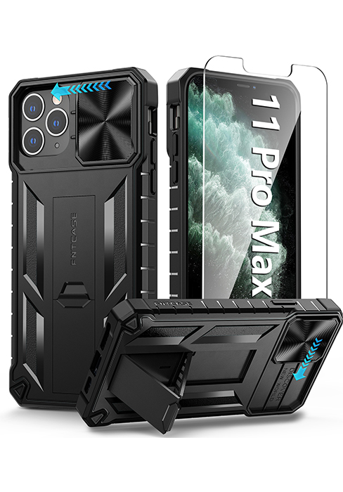 Amazon.com: FNTCASE for iPhone 11 Pro-Max Case: Rugged Shockproof Protective Cases with ...