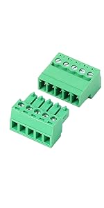 JHCBKFF 10 Set 2 Pin 3.81mm Pitch PCB Mount Screw Terminal Block ...