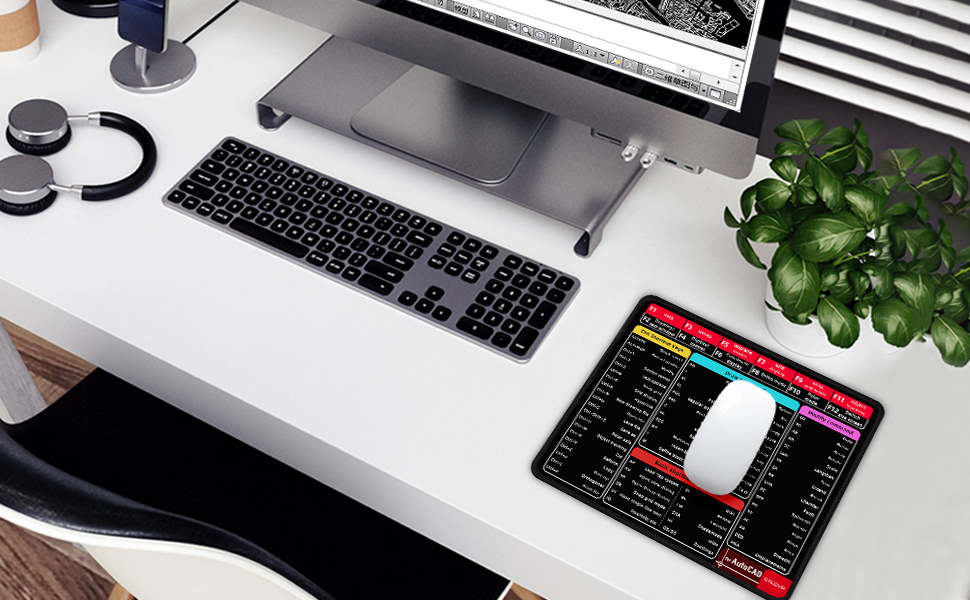 Amazon.com: excovip Keyboard Shortcuts Reference Guide Mousepad ...