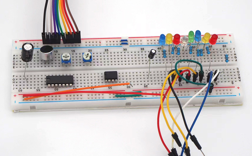 3Pcs Solderless Breadboard 830 Point Solderless Prototype PCB Board Kit ...