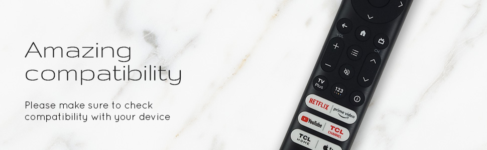 Amazon.com: OEM RC813 FMB1 Voice Remote Control fit for TCL QLED Smart ...