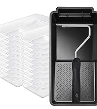 Amazon.com: Mister Rui Paint Tray Liner, 22 Pack, 4 Inch Paint Roller Tray, Disposable Tray ...