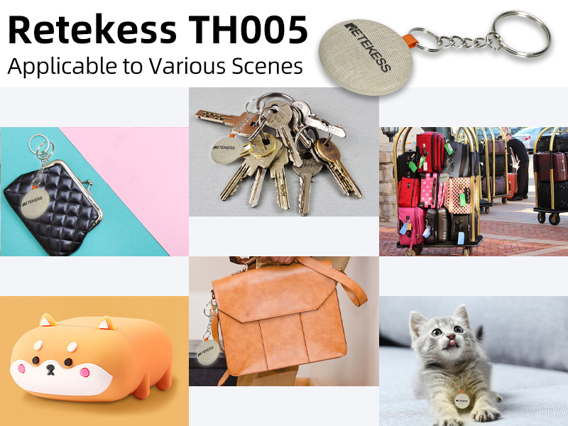 Retekess TH005 Key Finder with Keyring, Smart Bluetooth Tracker, Precise Positioning ...